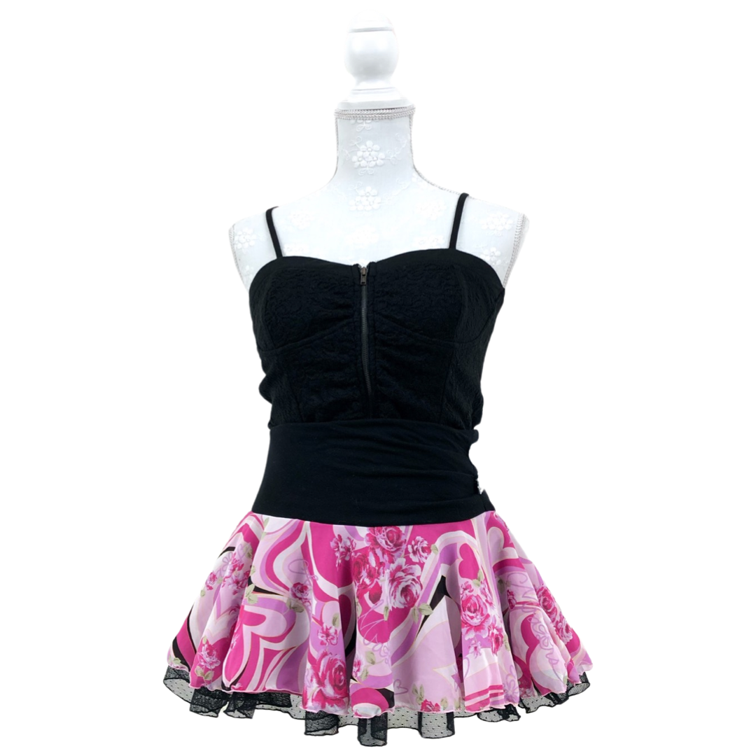 d.i.a. Front Zipper Mini Gyaru Top – MultiPal Store