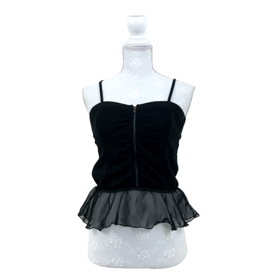 d.i.a. Front Zipper Mini Gyaru Top – MultiPal Store